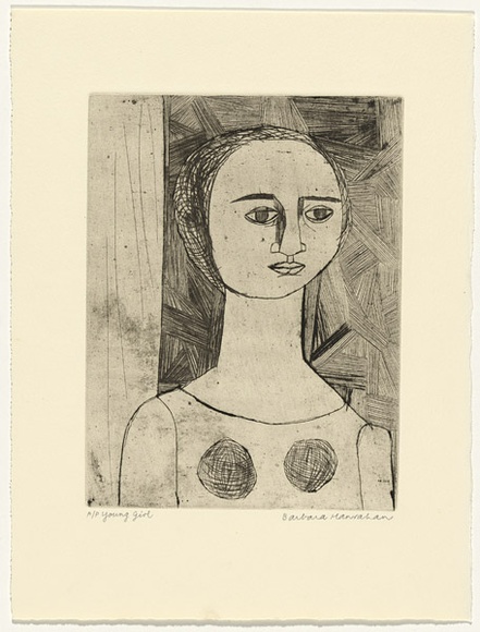 Young girl (1958 – c.1960) by Barbara Hanrahan (1939–1991) · Australian ...
