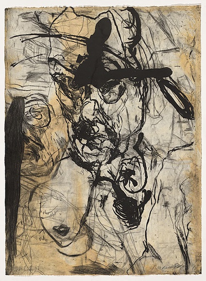 Polish mud # 4 (1995) by Mike Parr (1945–) · Australian Prints ...