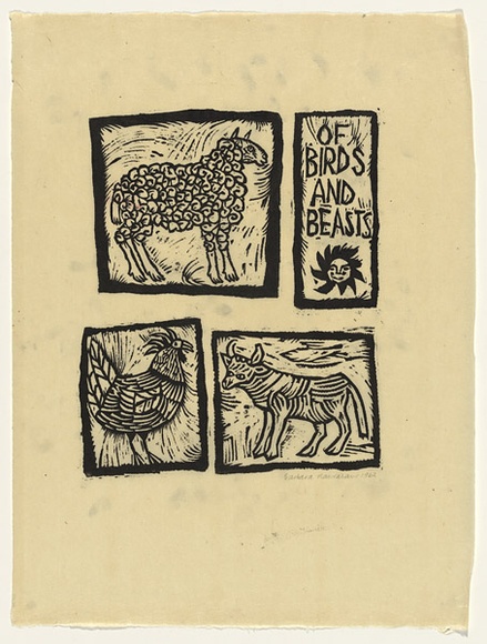 Of birds and beasts (1962) by Barbara Hanrahan (1939–1991) · Australian ...