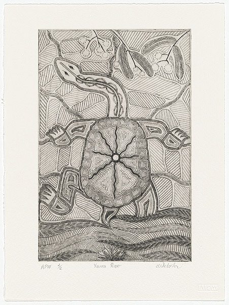 Yarra River (2000 – 2000, June) by Mandy Nicholson (1975–) · Australian ...