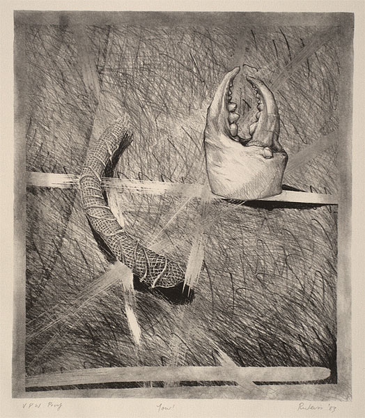 Yow! (1983) by Rosie Weiss (1958–) · Australian Prints + Printmaking