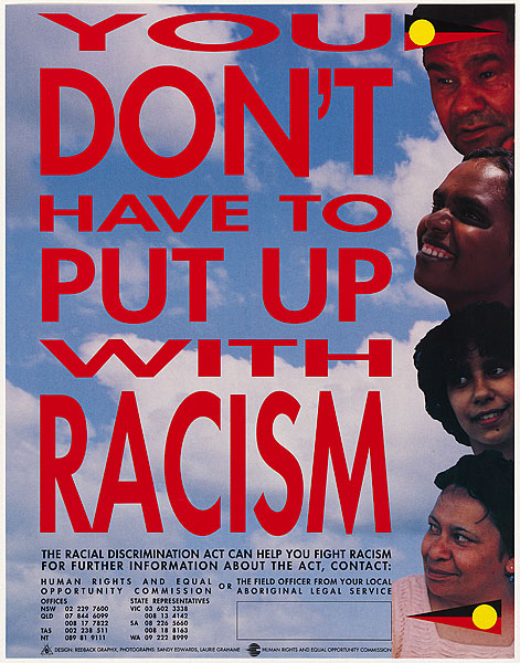 You don't have to put up with racism (1990) · Australian Prints ...