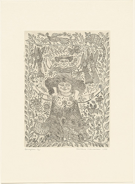 Springtime (1989) by Barbara Hanrahan (1939–1991) · Australian Prints ...
