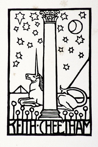 Bookplate: Keith Cheetham (1930 – c.1932) by Christian Waller (1894 ...
