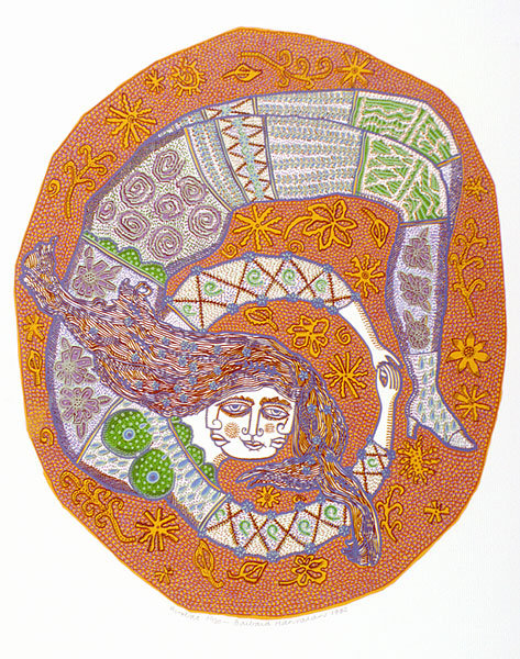 Acrobat (1982) by Barbara Hanrahan (1939–1991) · Australian Prints ...