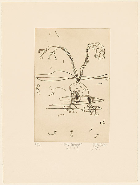 Frog jumping (1975) by John Olsen (1928–2023) · Australian Prints ...