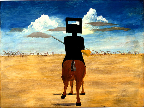 (Ned Kelly riding a horse). (1981) by The Pott Still Press ...