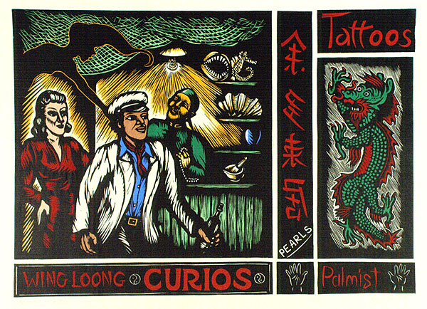 The bottle imp (1985) by Bruce Goold (1948–2025) · Australian Prints ...