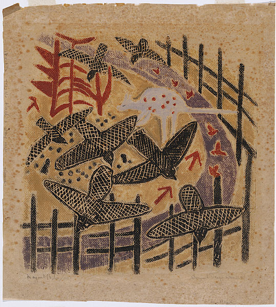 Aboriginal design (1943) by Margaret Preston (1875–1963) · Australian ...