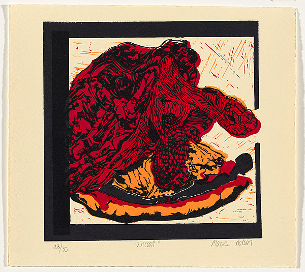 Incest (1981) by Moira Nelson (1980–) · Australian Prints + Printmaking