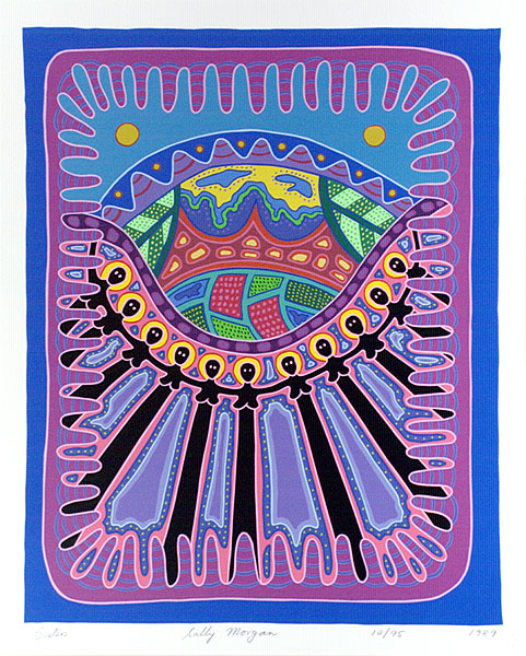 Sisters (1989) by Sally Morgan (1951–) · Australian Prints + Printmaking